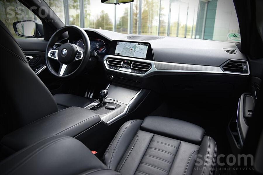 Grey BMW 330 2020 in Tukums, with an engine capacity of 3.00 L and mileage of 197 thousand km for 23990 €, photo 10 on AUTOMOTO.COM.LV