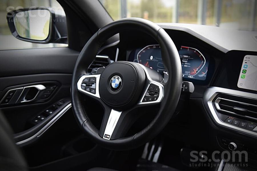 Grey BMW 330 2020 in Tukums, with an engine capacity of 3.00 L and mileage of 197 thousand km for 23990 €, photo 12 on AUTOMOTO.COM.LV
