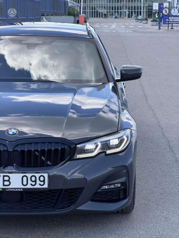 Grey BMW 330 2020 in Vilnius, with an engine capacity of 2.99 L and mileage of 103 thousand km for 31000 €, photo 9 on AUTOMOTO.COM.LV