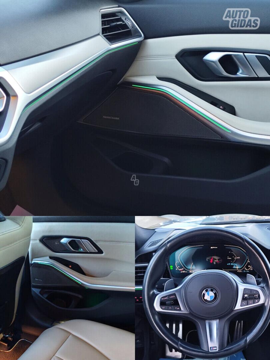 Pelēks BMW 330 2021 Šauļi, ar dzinēja tilpumu 2.00 L un nobraukumu 117 tūkst. km par 24800 €, foto 23 vietnē AUTOMOTO.COM.LV