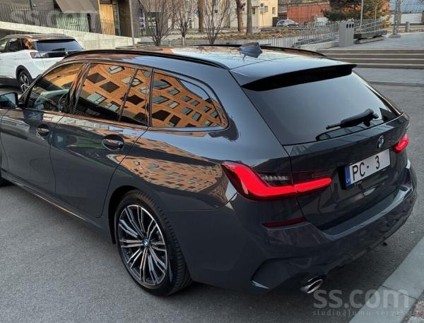 Grey BMW 330 2021 in Riga, with an engine capacity of 2.00 L and mileage of 158 thousand km for 28700 €, photo 6 on AUTOMOTO.COM.LV