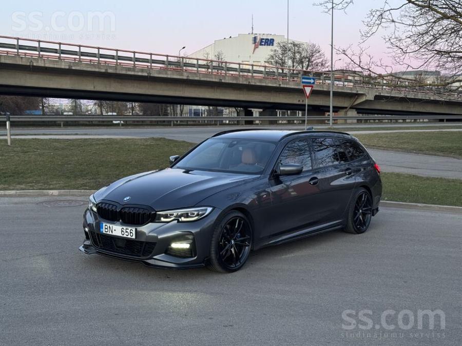 Grey BMW 330 2021 in Riga, with an engine capacity of 3.00 L and mileage of 248 thousand km for 23500 €, photo 1 on AUTOMOTO.COM.LV