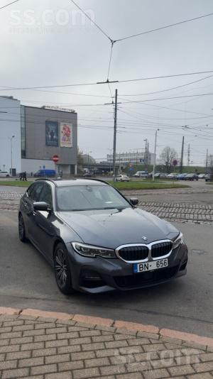 Grey BMW 330 2021 in Riga, with an engine capacity of 3.00 L and mileage of 248 thousand km for 23500 €, photo 15 on AUTOMOTO.COM.LV