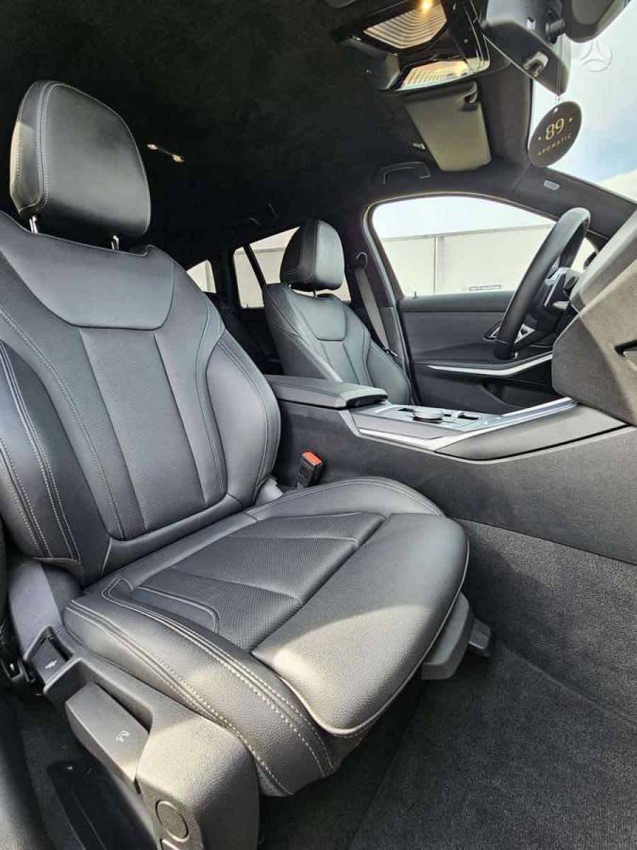 Grey BMW 330 2024 in Siauliai, with an engine capacity of 2.00 L and mileage of 35 thousand km for 35900 €, photo 31 on AUTOMOTO.COM.LV