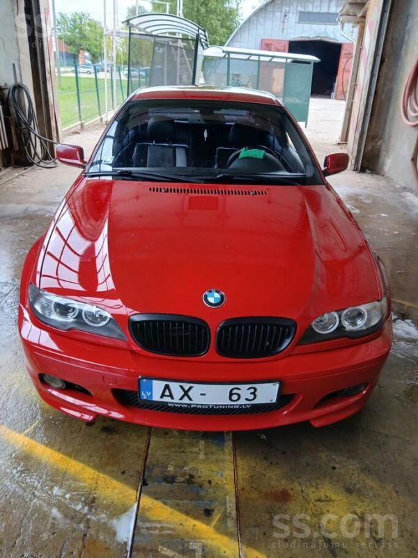 Red BMW 330 2003 in Riga, with an engine capacity of 3.00 L and mileage of 440 thousand km for 6500 €, photo 1 on AUTOMOTO.COM.LV