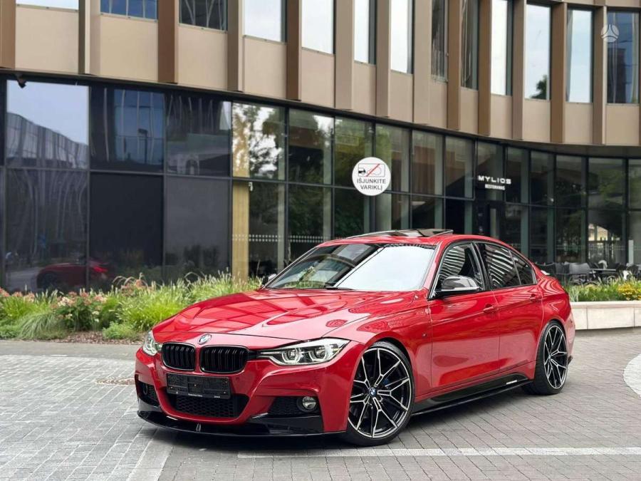 Sarkans BMW 330 2017 Viļņa, ar dzinēja tilpumu 2.00 L un nobraukumu 160 tūkst. km par 19750 €, foto 1 vietnē AUTOMOTO.COM.LV