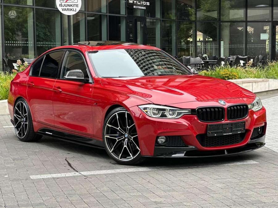 Sarkans BMW 330 2017 Viļņa, ar dzinēja tilpumu 2.00 L un nobraukumu 160 tūkst. km par 19750 €, foto 3 vietnē AUTOMOTO.COM.LV