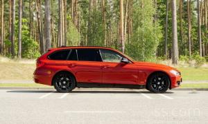 Red BMW 330 2014 in Riga, with an engine capacity of 3.00 L and mileage of 214 thousand km for 11590 €, photo 9 on AUTOMOTO.COM.LV