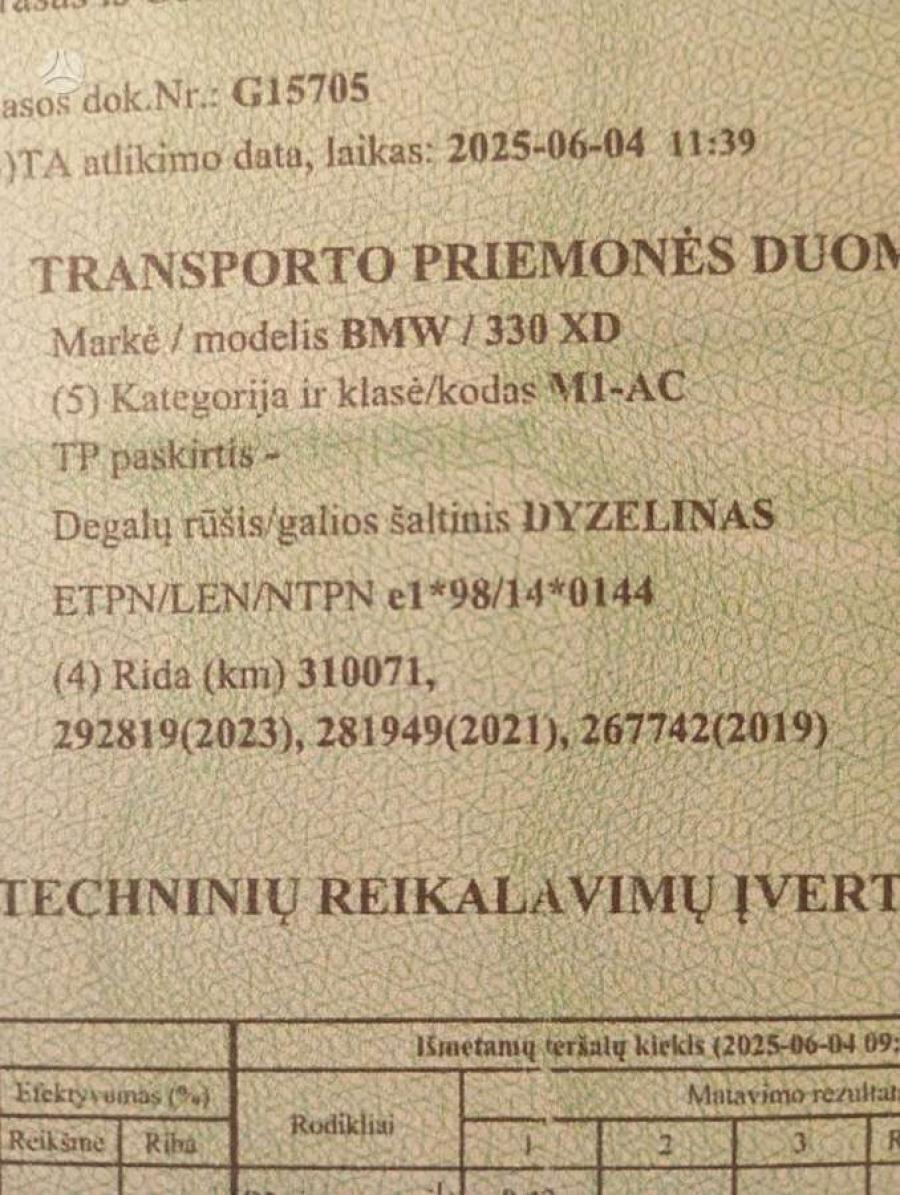 BMW 330 2003 Kauņa, ar dzinēja tilpumu 3.00 L un nobraukumu 314 tūkst. km par 2350 €, foto 14 vietnē AUTOMOTO.COM.LV