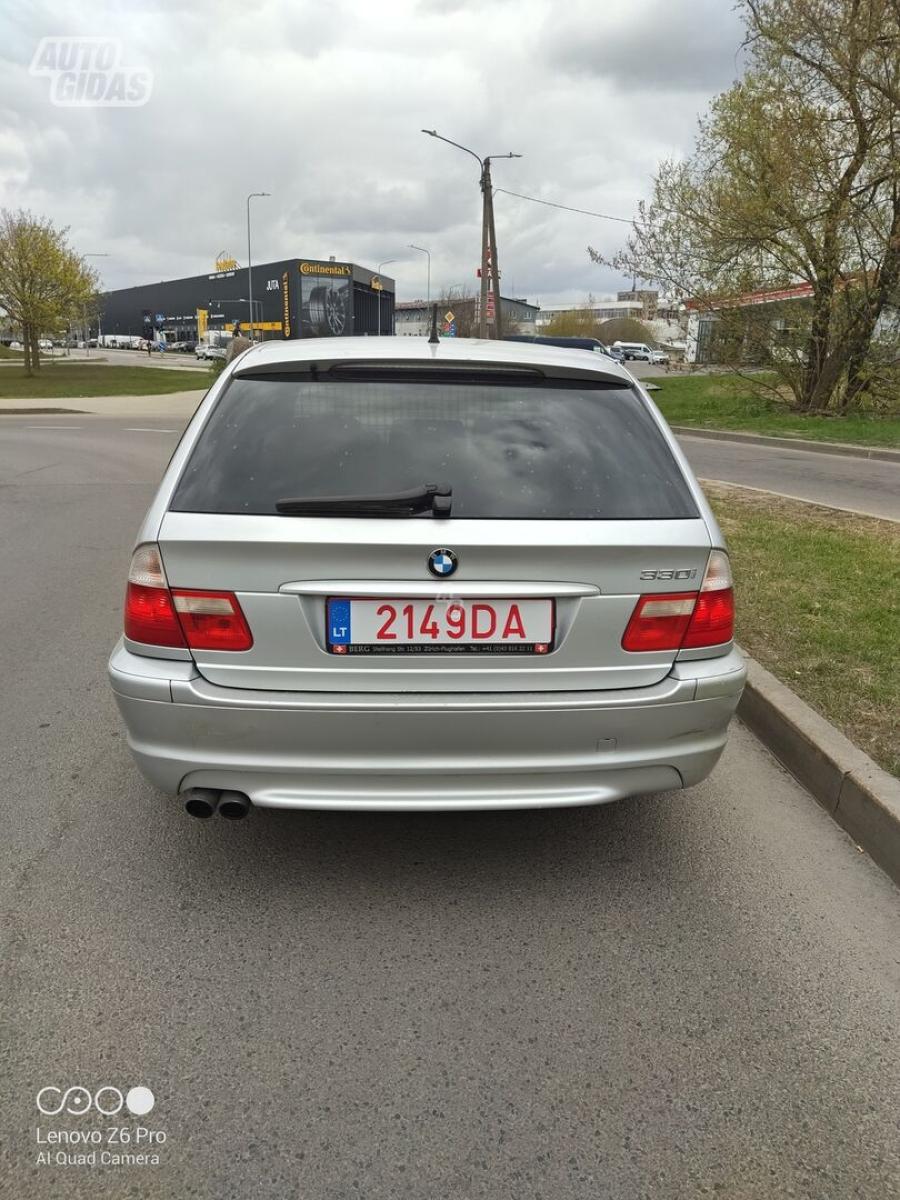 BMW 330 2003 in Vilnius, with an engine capacity of 3.00 L and mileage of 184 thousand km for 5000 €, photo 6 on AUTOMOTO.COM.LV