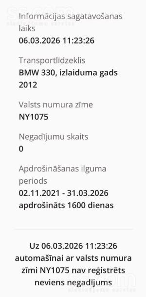 BMW 330 2012 Rīga, ar dzinēja tilpumu 3.00 L un nobraukumu 380 tūkst. km par 10990 €, foto 26 vietnē AUTOMOTO.COM.LV