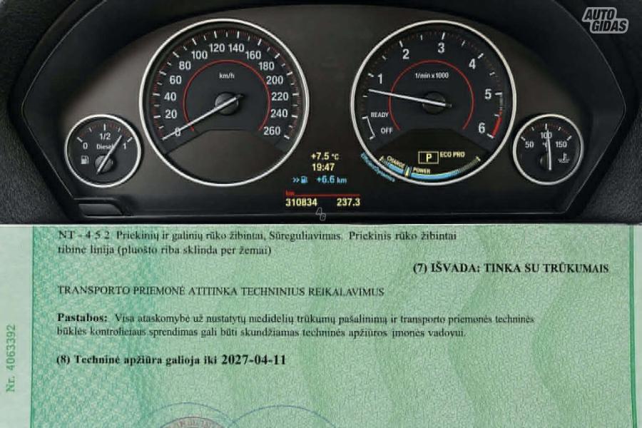 BMW 330 2013 Mažeikiai, ar dzinēja tilpumu 3.00 L un nobraukumu 312 tūkst. km par 11500 €, foto 14 vietnē AUTOMOTO.COM.LV