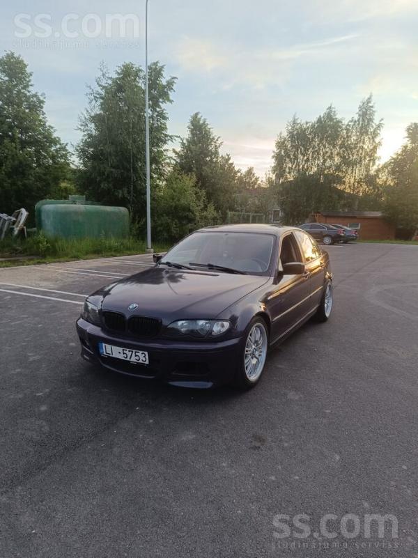 Violet BMW 330 2001 in Saldus, with an engine capacity of 3.00 L and mileage of 415 thousand km for 3700 €, photo 1 on AUTOMOTO.COM.LV