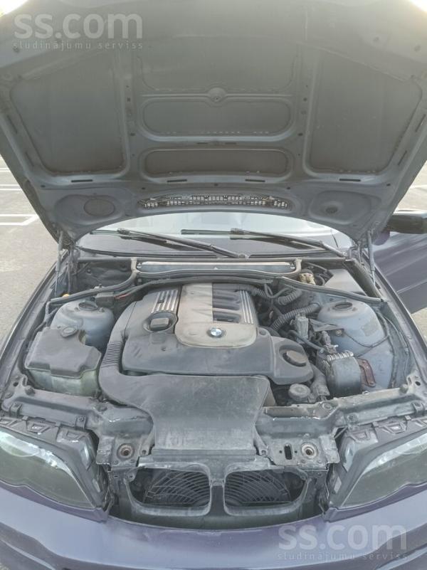 Violet BMW 330 2001 in Saldus, with an engine capacity of 3.00 L and mileage of 415 thousand km for 3700 €, photo 7 on AUTOMOTO.COM.LV