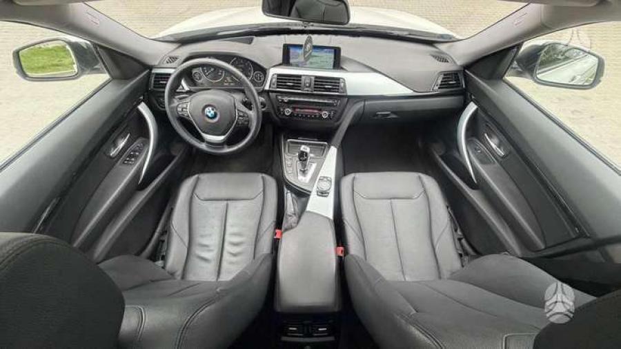 White BMW 330 2014 in Siauliai, with an engine capacity of 2.99 L and mileage of 244 thousand km for 13550 €, photo 21 on AUTOMOTO.COM.LV