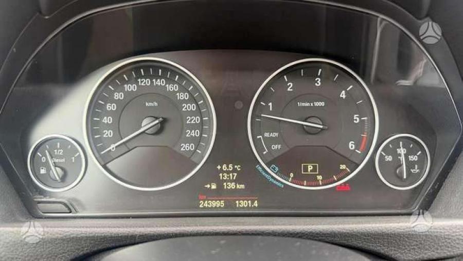 White BMW 330 2014 in Siauliai, with an engine capacity of 2.99 L and mileage of 244 thousand km for 13550 €, photo 33 on AUTOMOTO.COM.LV