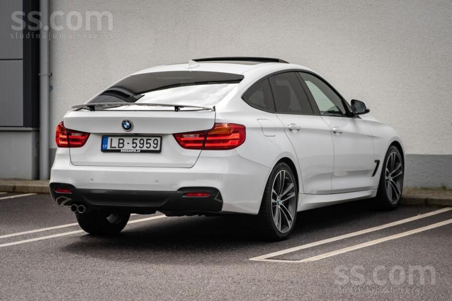 White BMW 330 2015 in Riga, with an engine capacity of 3.00 L and mileage of 274 thousand km for 14750 €, photo 5 on AUTOMOTO.COM.LV