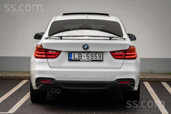 White BMW 330 2015 in Riga, with an engine capacity of 3.00 L and mileage of 274 thousand km for 14750 €, photo 5 on AUTOMOTO.COM.LV