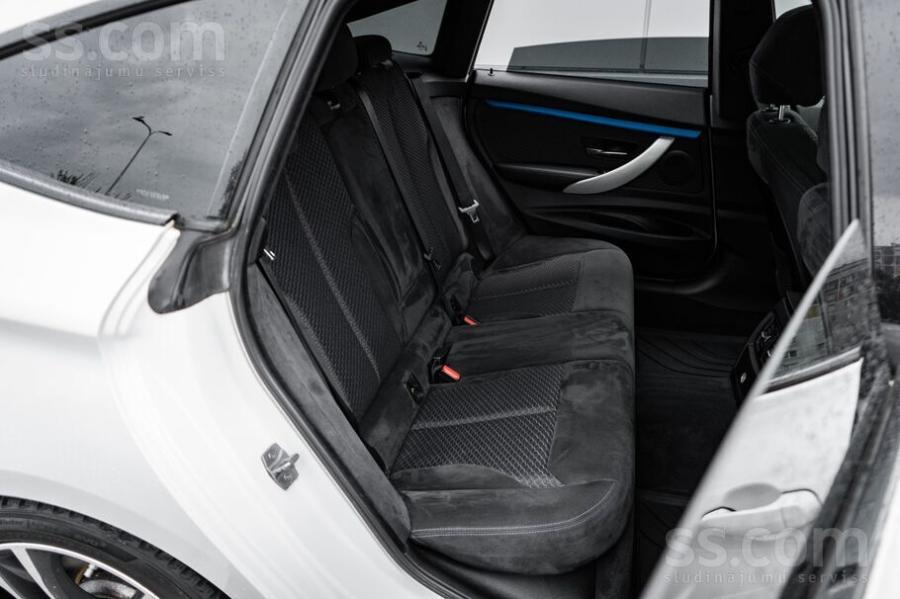 White BMW 330 2015 in Riga, with an engine capacity of 3.00 L and mileage of 274 thousand km for 14750 €, photo 15 on AUTOMOTO.COM.LV