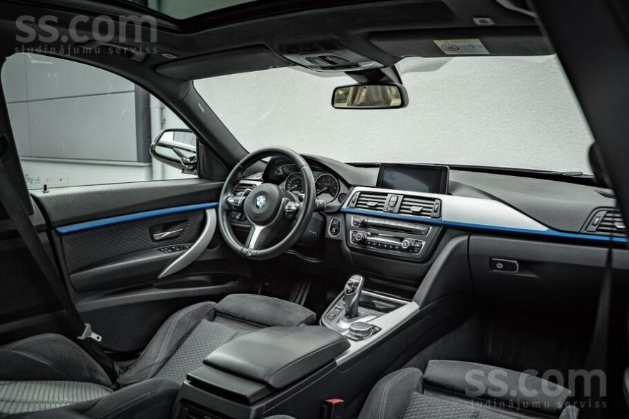 White BMW 330 2015 in Riga, with an engine capacity of 3.00 L and mileage of 274 thousand km for 14750 €, photo 17 on AUTOMOTO.COM.LV
