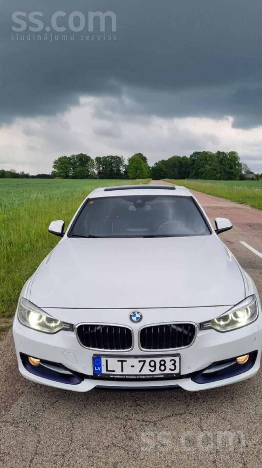 White BMW 330 2012 in Ogre, with an engine capacity of 3.00 L and mileage of 311 thousand km for 14000 €, photo 8 on AUTOMOTO.COM.LV
