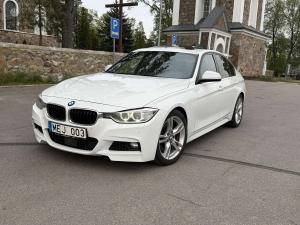 White BMW 330 2013 in Vilnius, with an engine capacity of 2.99 L and mileage of 267 thousand km for 12750 €, photo 5 on AUTOMOTO.COM.LV