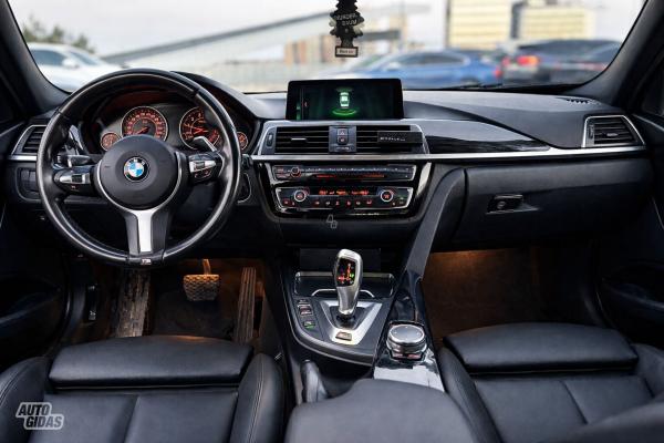 White BMW 330 2016 in Vilnius, with an engine capacity of 2.00 L and mileage of 177 thousand km for 13999 €, photo 6 on AUTOMOTO.COM.LV