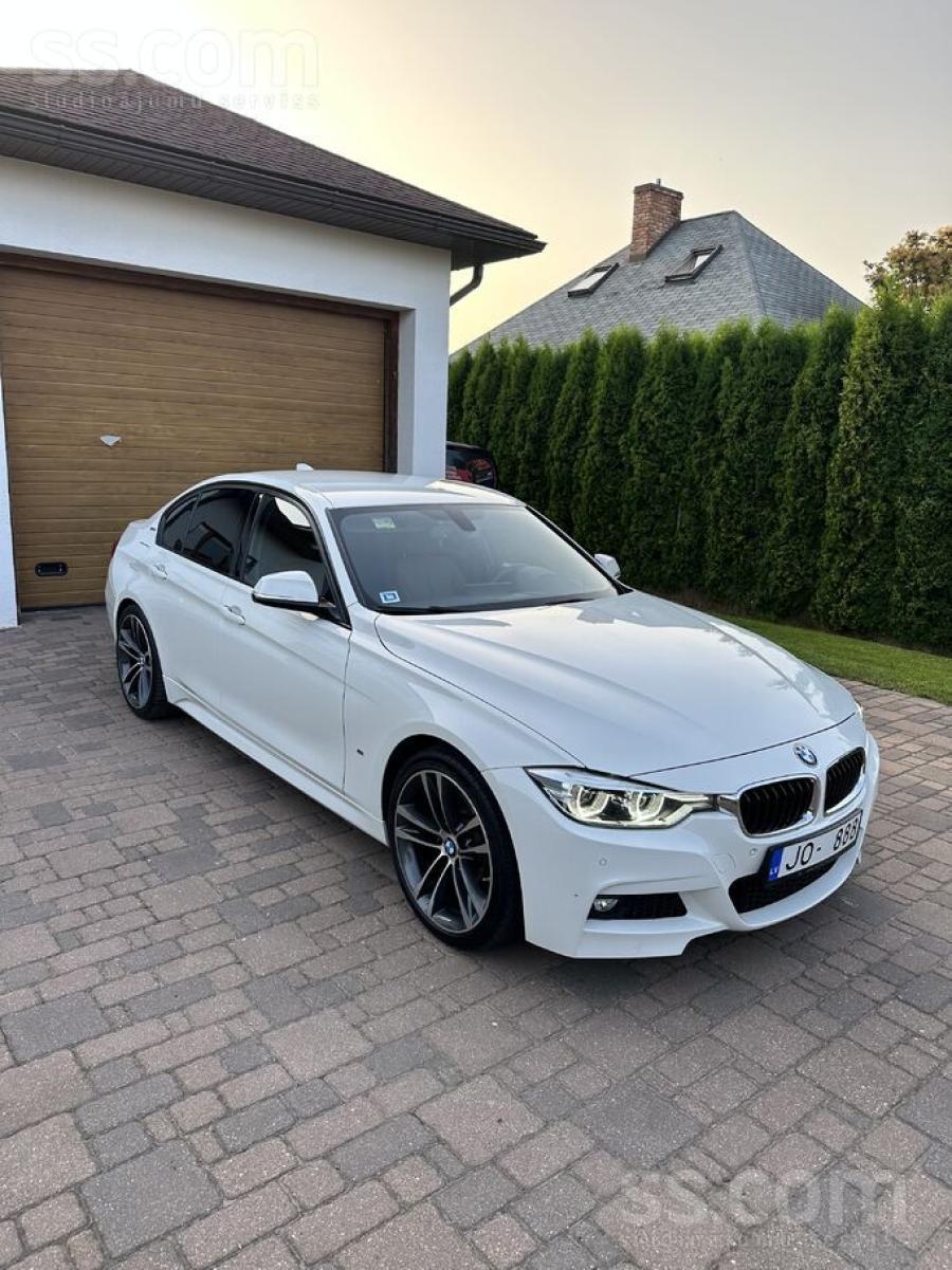 White BMW 330 2016 in Bauska, with an engine capacity of 2.00 L and mileage of 228 thousand km for 16200 €, photo 4 on AUTOMOTO.COM.LV