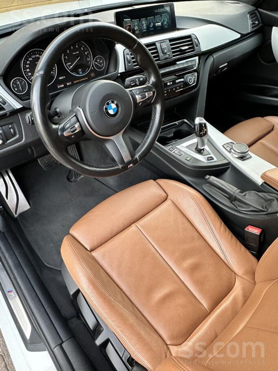 White BMW 330 2016 in Bauska, with an engine capacity of 2.00 L and mileage of 228 thousand km for 16200 €, photo 14 on AUTOMOTO.COM.LV
