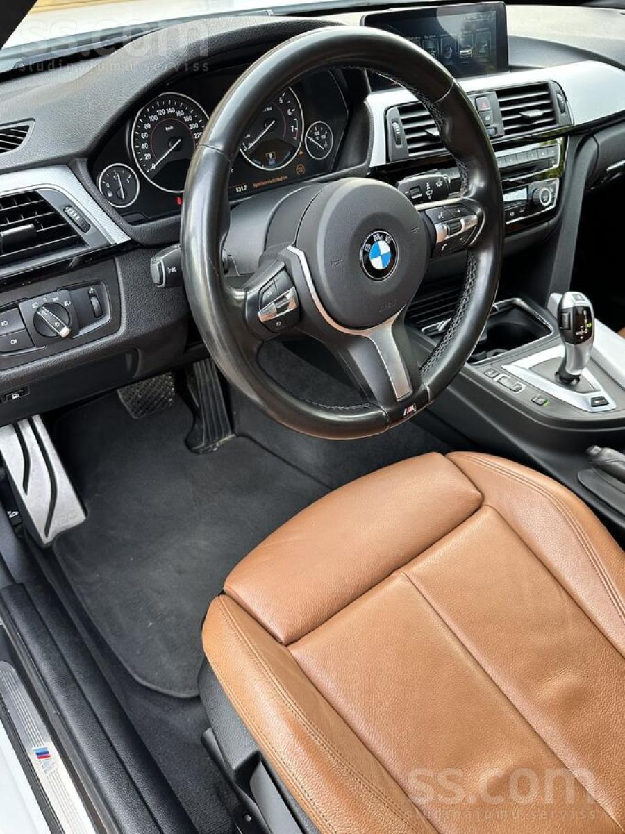 White BMW 330 2016 in Bauska, with an engine capacity of 2.00 L and mileage of 228 thousand km for 16200 €, photo 16 on AUTOMOTO.COM.LV