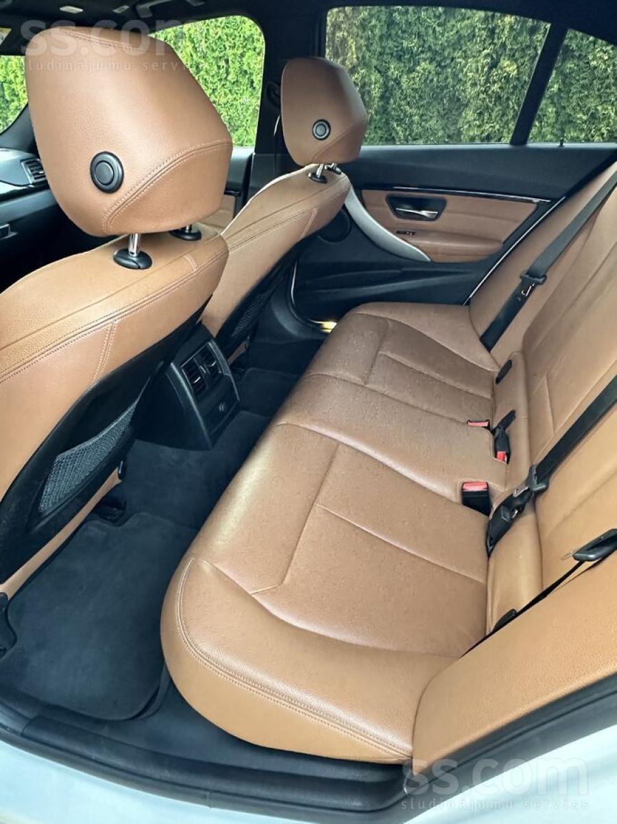 White BMW 330 2016 in Bauska, with an engine capacity of 2.00 L and mileage of 228 thousand km for 16200 €, photo 20 on AUTOMOTO.COM.LV