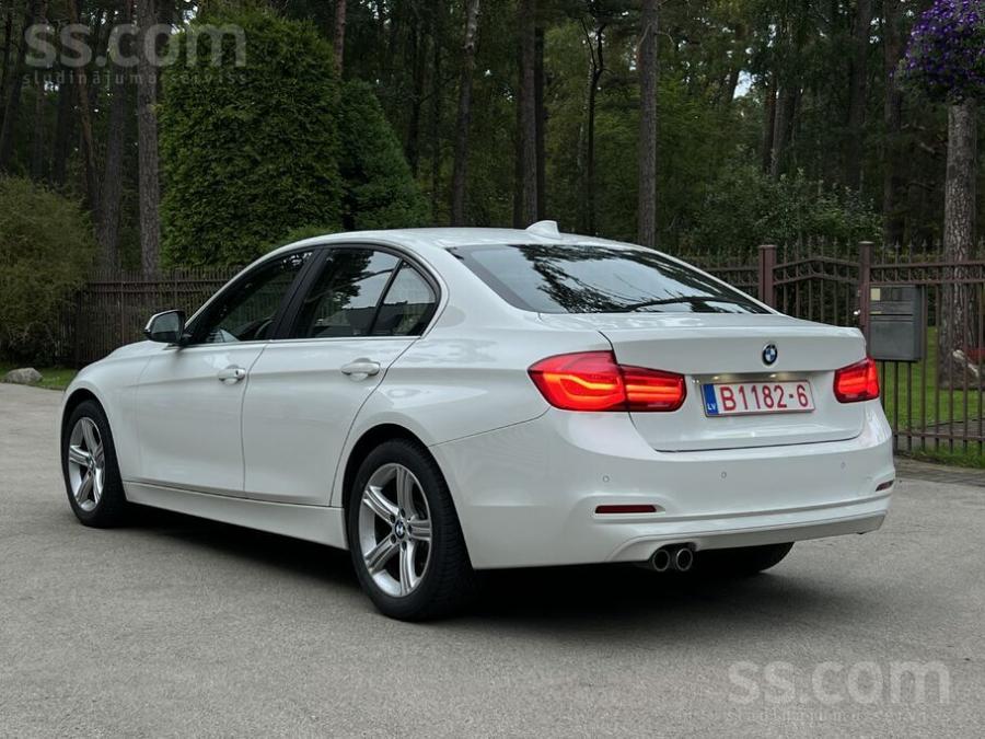 White BMW 330 2016 in Riga, with an engine capacity of 3.00 L and mileage of 210 thousand km for 12500 €, photo 5 on AUTOMOTO.COM.LV