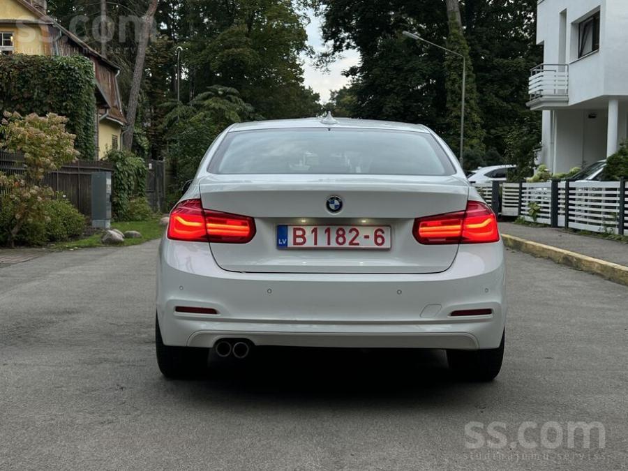 White BMW 330 2016 in Riga, with an engine capacity of 3.00 L and mileage of 210 thousand km for 12500 €, photo 6 on AUTOMOTO.COM.LV