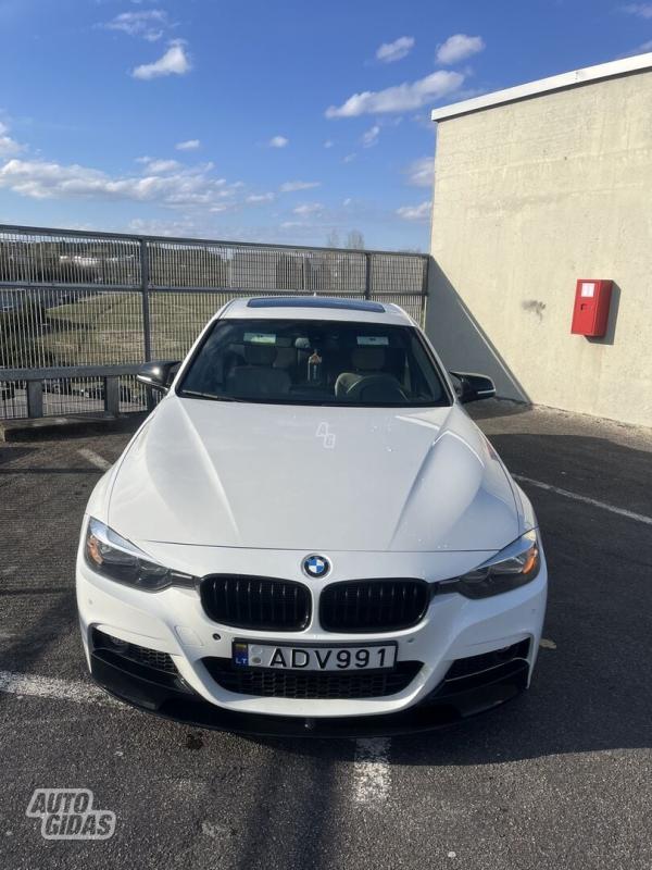 White BMW 330 2017 in Vilnius, with an engine capacity of 2.00 L and mileage of 186 thousand km for 13950 €, photo 3 on AUTOMOTO.COM.LV
