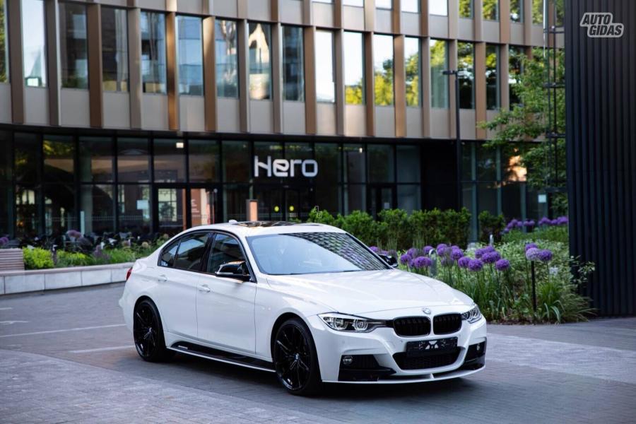 White BMW 330 2017 in Vilnius, with an engine capacity of 2.00 L and mileage of 95 thousand km for 22500 €, photo 1 on AUTOMOTO.COM.LV