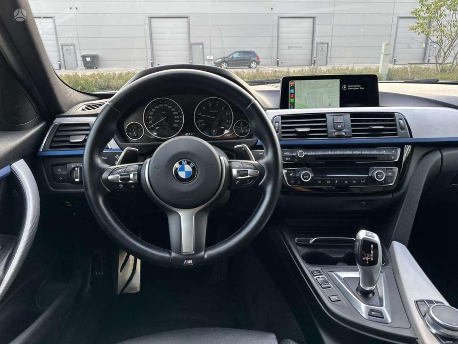 White BMW 330 2017 in Vilnius, with an engine capacity of 2.00 L and mileage of 176 thousand km for 14700 €, photo 12 on AUTOMOTO.COM.LV