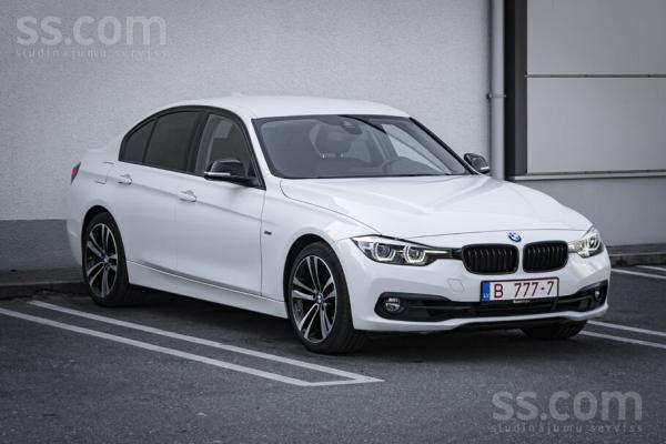 White BMW 330 2018 in Riga, with an engine capacity of 3.00 L and mileage of 237 thousand km for 17990 €, photo 3 on AUTOMOTO.COM.LV