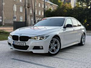 White BMW 330 2018 in Vilnius, with an engine capacity of 2.00 L and mileage of 111 thousand km for 14950 €, photo  on AUTOMOTO.COM.LV