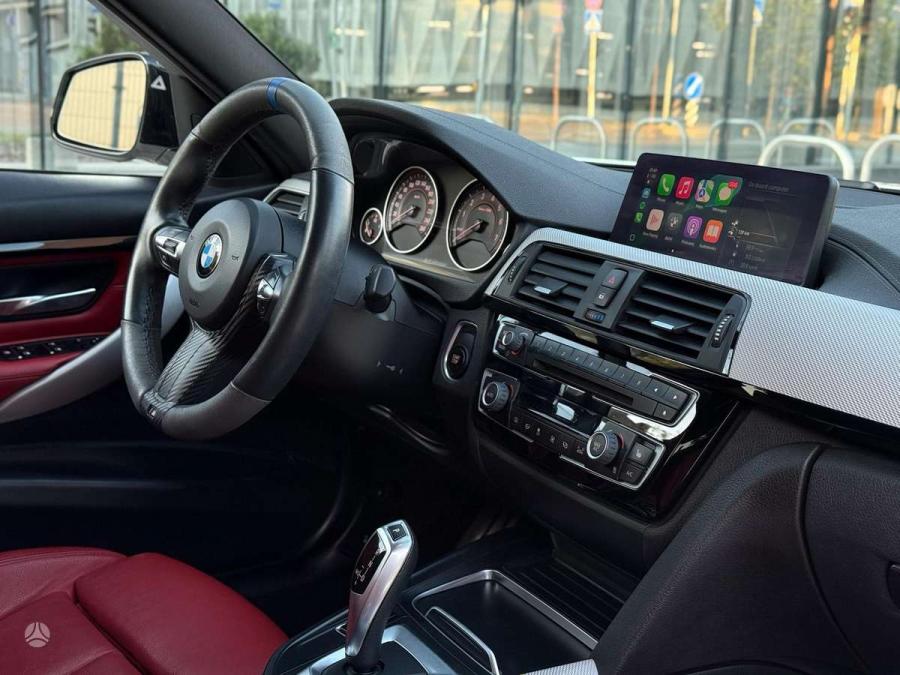 White BMW 330 2018 in Vilnius, with an engine capacity of 2.00 L and mileage of 111 thousand km for 14950 €, photo 18 on AUTOMOTO.COM.LV