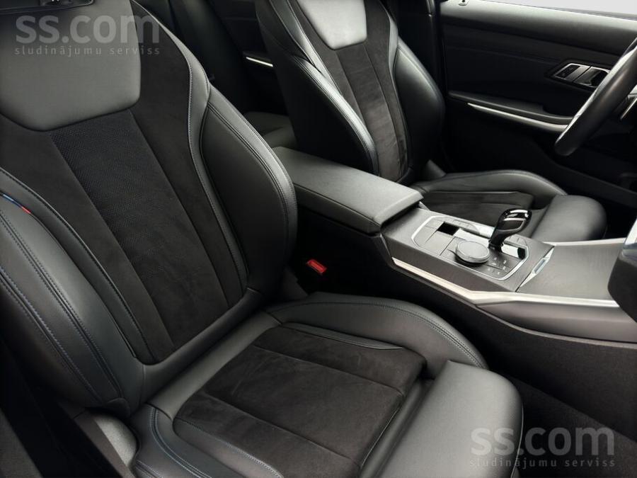 White BMW 330 2019 in Riga, with an engine capacity of 2.00 L and mileage of 68 thousand km for 32490 €, photo 7 on AUTOMOTO.COM.LV