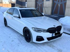 White BMW 330 2020 in Ukmerge, with an engine capacity of 2.00 L and mileage of 181 thousand km for 23999 €, photo  on AUTOMOTO.COM.LV