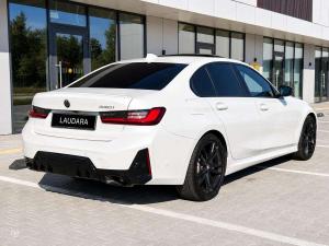 White BMW 330 2022 in Vilnius, with an engine capacity of 2.00 L and mileage of 72 thousand km for 28400 €, photo 8 on AUTOMOTO.COM.LV