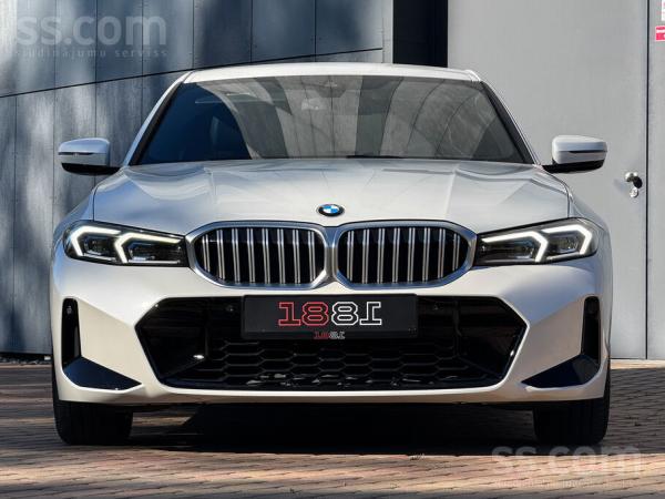 White BMW 330 2023 in Riga, with an engine capacity of 3.00 L and mileage of 172 thousand km for 29800 €, photo 7 on AUTOMOTO.COM.LV