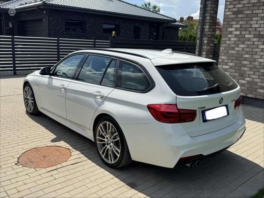 White BMW 330 2017 in Kaunas, with an engine capacity of 2.99 L and mileage of 274 thousand km for 12650 €, photo 8 on AUTOMOTO.COM.LV