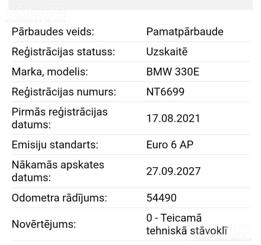 Balts BMW 330 2021 Rīga, ar dzinēja tilpumu 2.00 L un nobraukumu 60 tūkst. km par 24600 €, foto 32 vietnē AUTOMOTO.COM.LV