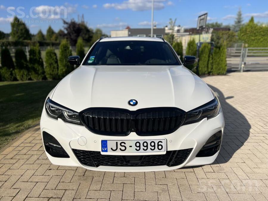 White BMW 330 2021 in Riga, with an engine capacity of 2.00 L and mileage of 77 thousand km for 35000 €, photo 6 on AUTOMOTO.COM.LV