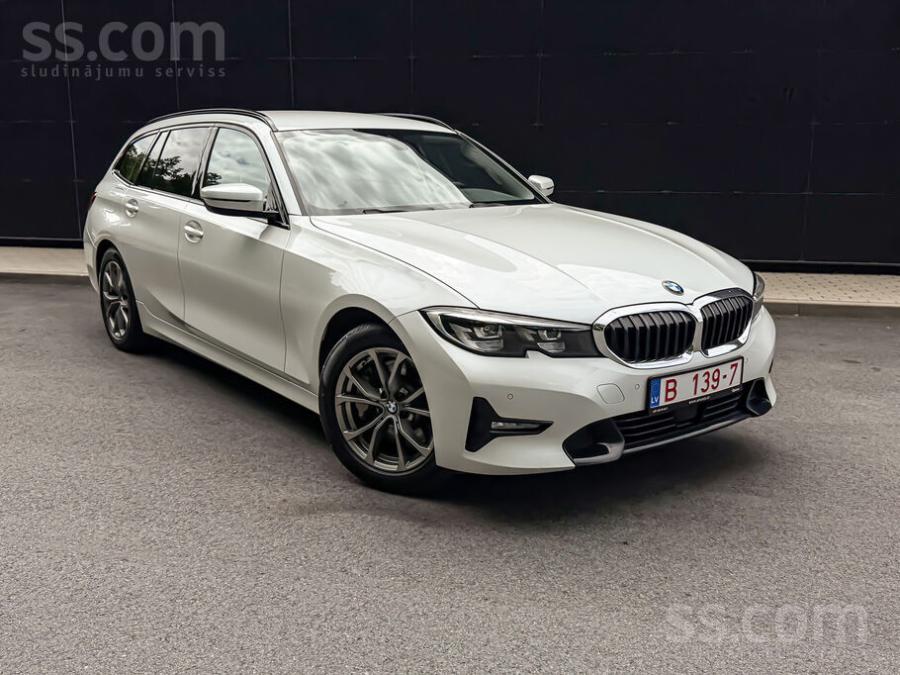 White BMW 330 2021 in Jelgava, with an engine capacity of 2.00 L and mileage of 239 thousand km for 17900 €, photo 1 on AUTOMOTO.COM.LV