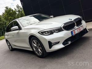 White BMW 330 2021 in Jelgava, with an engine capacity of 2.00 L and mileage of 239 thousand km for 17900 €, photo 8 on AUTOMOTO.COM.LV