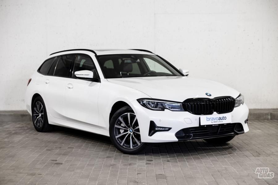 White BMW 330 2021 in Vilnius, with an engine capacity of 2.00 L and mileage of 151 thousand km for 24991 €, photo 11 on AUTOMOTO.COM.LV