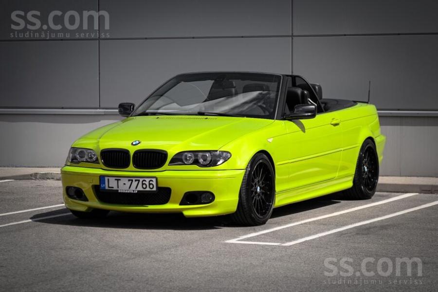 Yellow BMW 330 2002 in Riga, with an engine capacity of 3.00 L and mileage of 247 thousand km for 6950 €, photo 1 on AUTOMOTO.COM.LV
